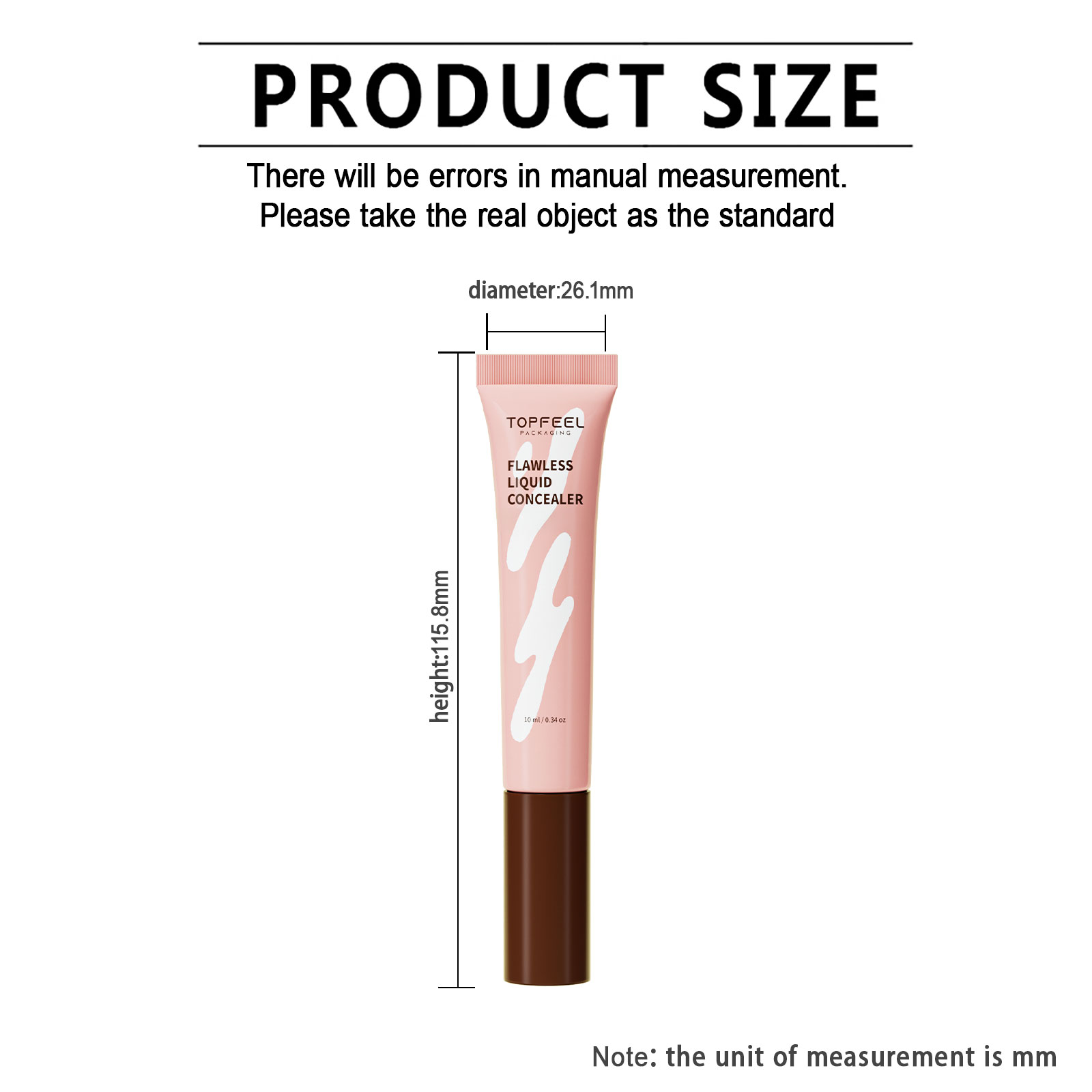 TU79 OEM Esnek PE Tüp Kozmetik Kabı, Flocked Aplikatör ile - TOPFEEL